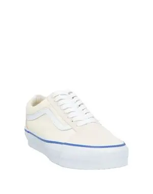 VANS Low-top Sneakers In Leather And Textile Fibers - Ivory
