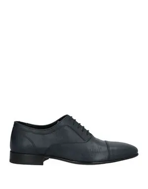BALDININI Lace-up Leather Derby Shoes - Navy