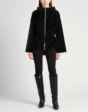 Herno Hooded Zip-up Polyamide Windbreaker With Drawstring Waist