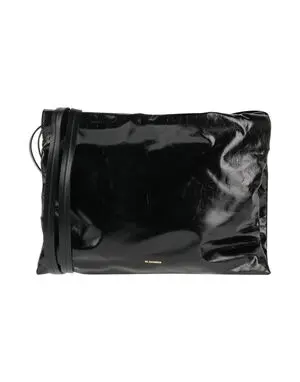 JIL SANDER Leather Crossbody Bag - Black