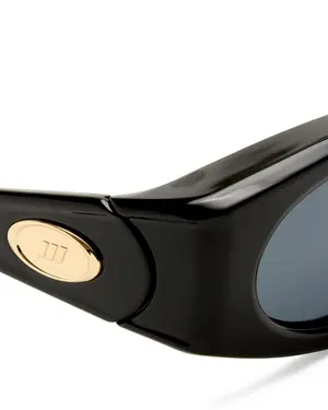 Le Specs Glaciem Wrap Sunglasses, 55mm - Black
