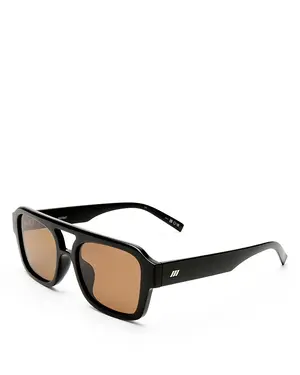 Le Specs Subzero Aviator Sunglasses, 54mm - Black