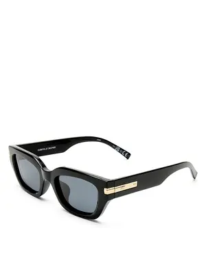 Le Specs Le Specs Cubito D Frame Sunglasses Black