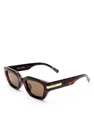 Le Specs Le Specs Cubito D Frame Sunglasses Tort