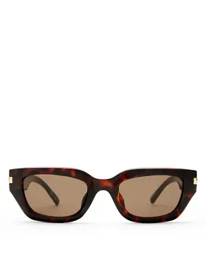 Le Specs Cubito D Frame Sunglasses - Tort