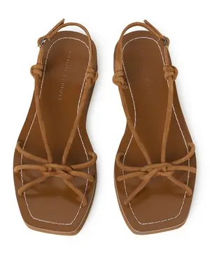 LOEFFLER RANDALL Slingback Sandals With Knot Detailing