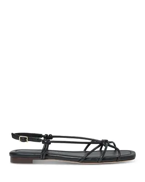 LOEFFLER RANDALL Strappy Flat Sandals - Black