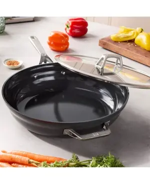 ZWILLING Motion Ceramic Aluminum Hard Anodized Deep Fryer, 5 Qt