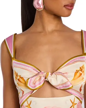Retrofete Margarie Mini Dress - Ochre Shell