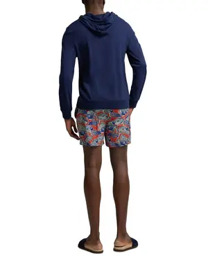 Onia Charles 5" Printed Swim Trunks - Orange Multi