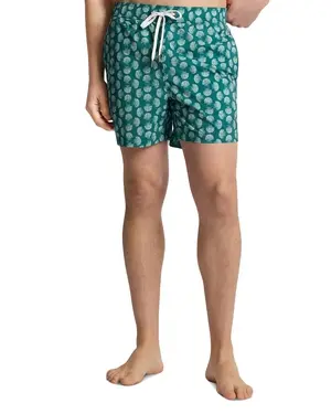 Onia Charles 5" Shells Swim Trunks - Aloe Multi