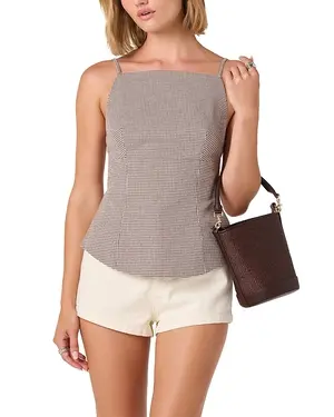 Astr The Label Nora Sleeveless Tie Back Top