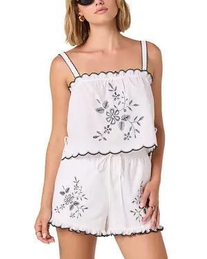 Astr The Label Embroidered Camis Tanks For Women