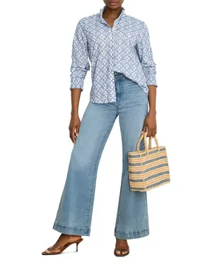 NIC+ZOE Embroidered Tile Shirt