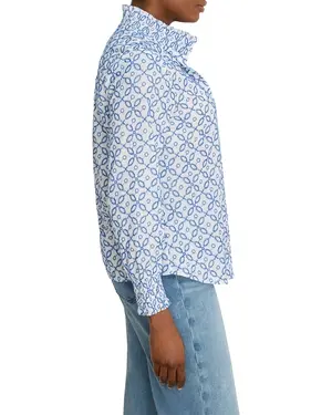 NIC+ZOE Embroidered Tile Shirt