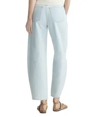 DL1961 Miro Barrel High Rise Jeans - Saltstone