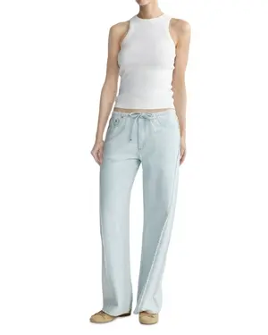 DL1961 High Neck Ribbed Tank Top