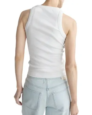 DL1961 High Neck Ribbed Tank Top