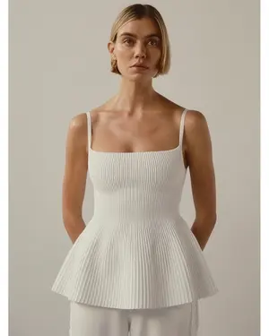 DL1961 Peplum Tank Top