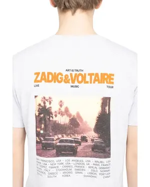 Zadig&Voltaire Tommy Sunset Logo T-shirt