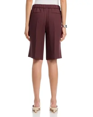 BOSS Tianala Linen Blend Shorts