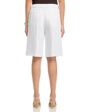 BOSS Tianala Linen Blend Shorts