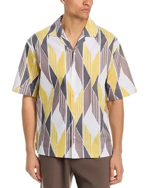 Hugo Espino Oversized Fit Button Down Shirt - Open Misc