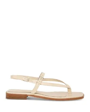 Paige Regan Flat Sandals - Bone