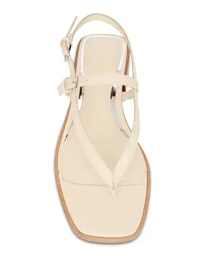 Paige Regan Flat Sandals - Bone