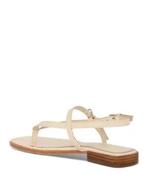 Paige Regan Flat Sandals - Bone