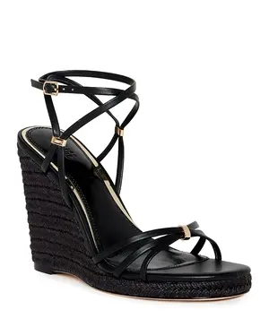 Paige Gold Tone Sandals For Women