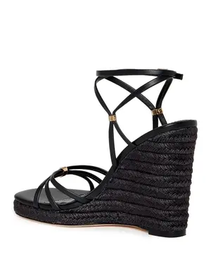 Paige Kylen Wedge Sandals - Black