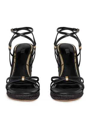 Paige Kylen Wedge Sandals - Black