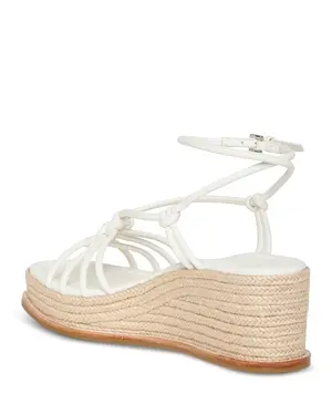 Paige Julian Espadrille Wedge Sandals - Cream