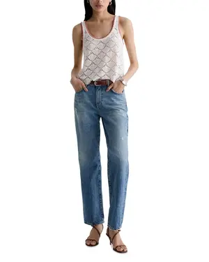 Ag Brinley Mid Rise Straight Jeans