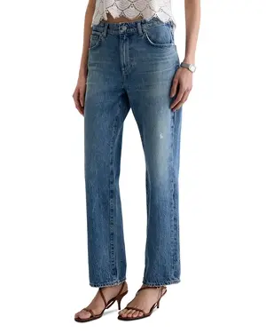 Ag Brinley Mid Rise Straight Jeans