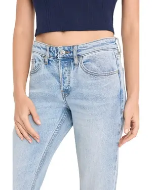 Good American Vintage Low Relaxed Flare Jeans - Indigo