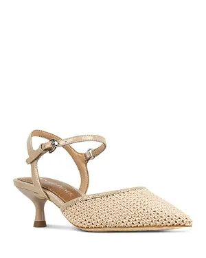 DONALD PLINER Slingback Pumps - Sand