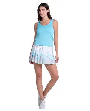 Lucky In Love Squared Up Tank - Blue