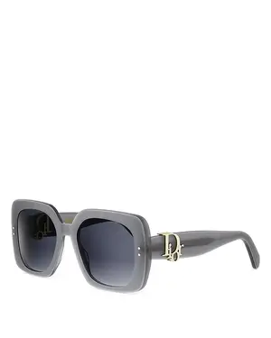 Dior Oblique S1i Square Sunglasses - Grey/blue