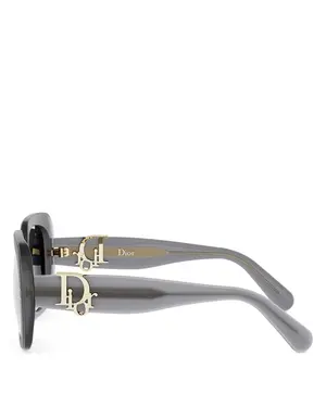 Dior Oblique S1i Square Sunglasses - Grey/blue
