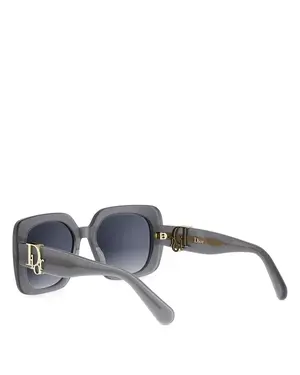 Dior Oblique S1i Square Sunglasses - Grey/blue