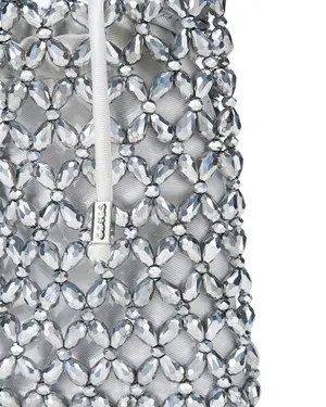 Staud Karla Crystal Beaded Bucket Bag