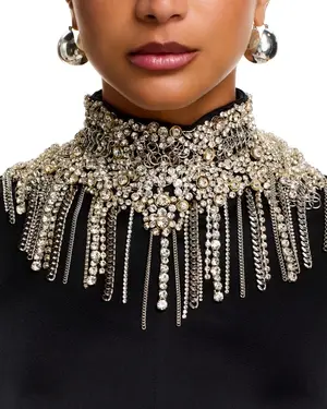 Alexander McQueen Hammered Satin Gown