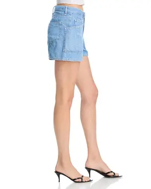 L'Agence Kyra High Rise Denim Shorts