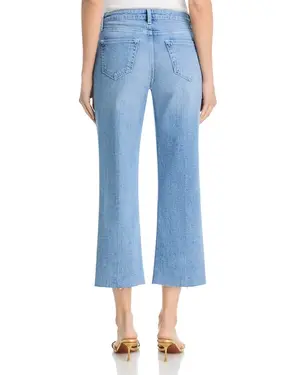 L'Agence Wanda High Rise Crop Wide Leg Jeans - Granova