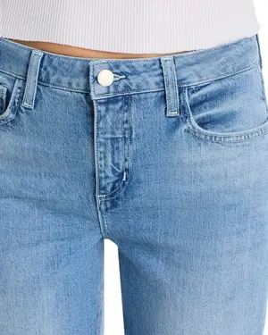 L'Agence Wanda High Rise Crop Wide Leg Jeans - Granova