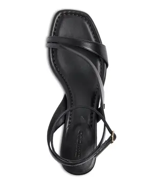 JIMMY CHOO Faye Block Heel Sandals - Black