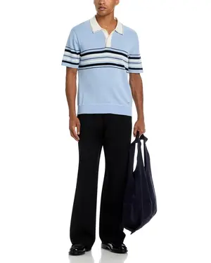 Simkhai Brandon Stripe Polo Shirt