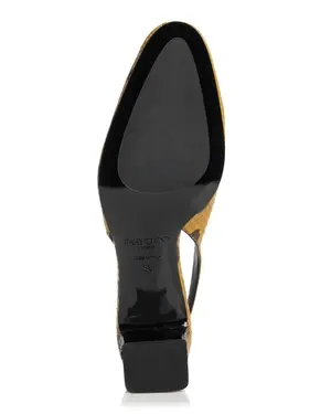 JIMMY CHOO Eyla 45 Slingback Pumps - Cigar/black